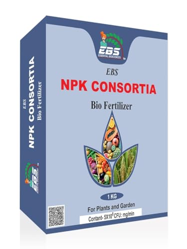 EBS Npk Consortia Bio Fertilizer For all crops and plants (1kg (Pack o ...