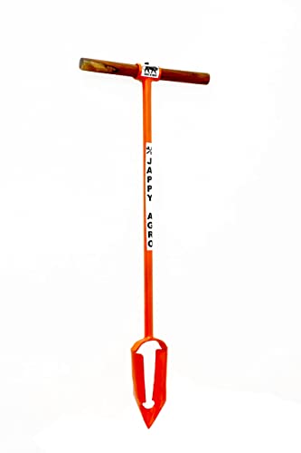 jappy Agro Post Hole Hand Auger, Earth Hole Digger Wooden Handle use f ...