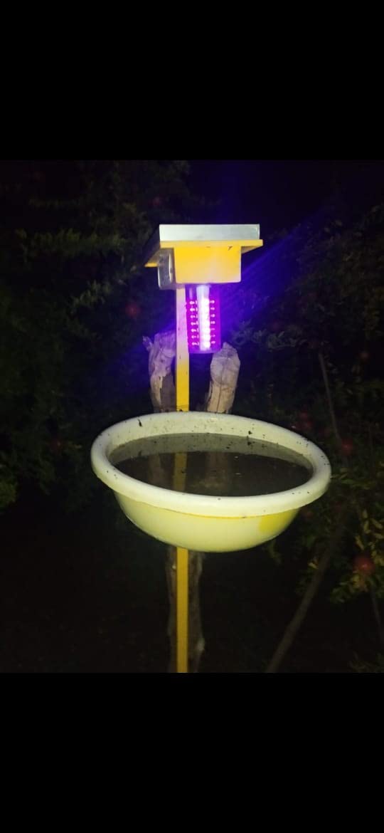 Farmroot Automatic Solar UV Light, Li-Ion Battery and Tray Insect Trap ...