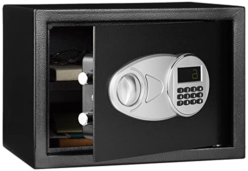 Amazon Basics security safe with programmable electronic keypad, 14L ...