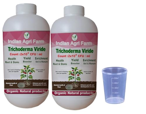 Iagrifarm Trichoderma Viride Liquid - 2 Liter - with Measuring Cup 50 – resetagri