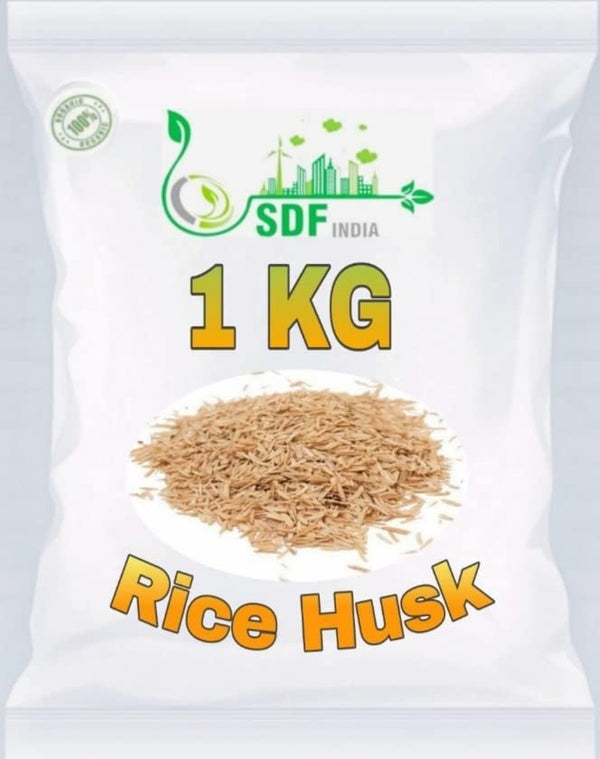SDF INDIA Rice Husk for Gardening (1KG) – resetagri