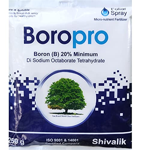 Boron 20 % chileted Boro Pro fo All Crop and Flowers Plants use(250gm ...