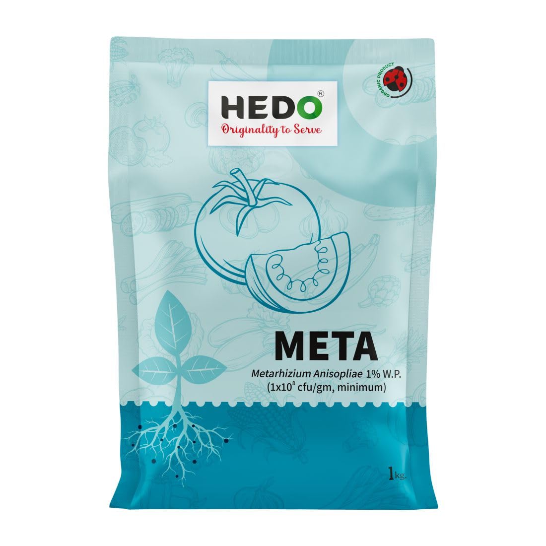 HEDO Metarhizium Anisopliae (1x10^8 CFU/gm) Bio-Organic (1kg) For Plan ...