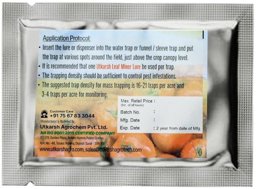 Utkarsh Tomato Leaf Miner Tuta Absoluta Pheromone Lure for Catching In ...