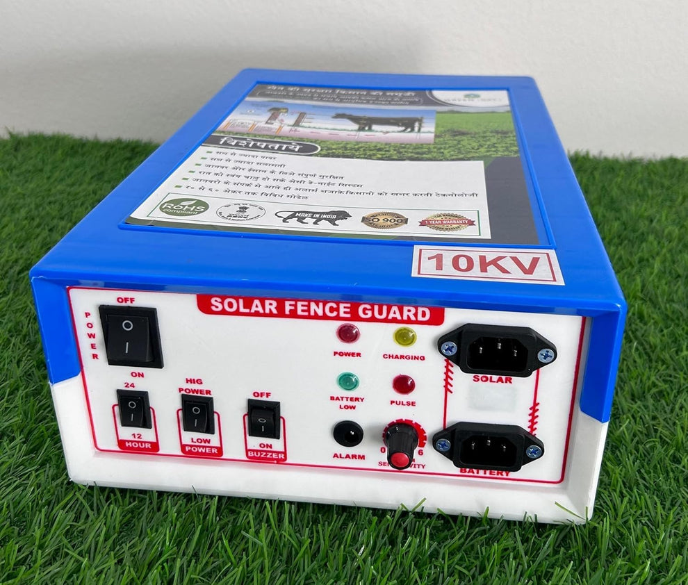 BACKBONE Zatka Machine Solar Fence Energizer (100 Acer/200-250 Vigha ...