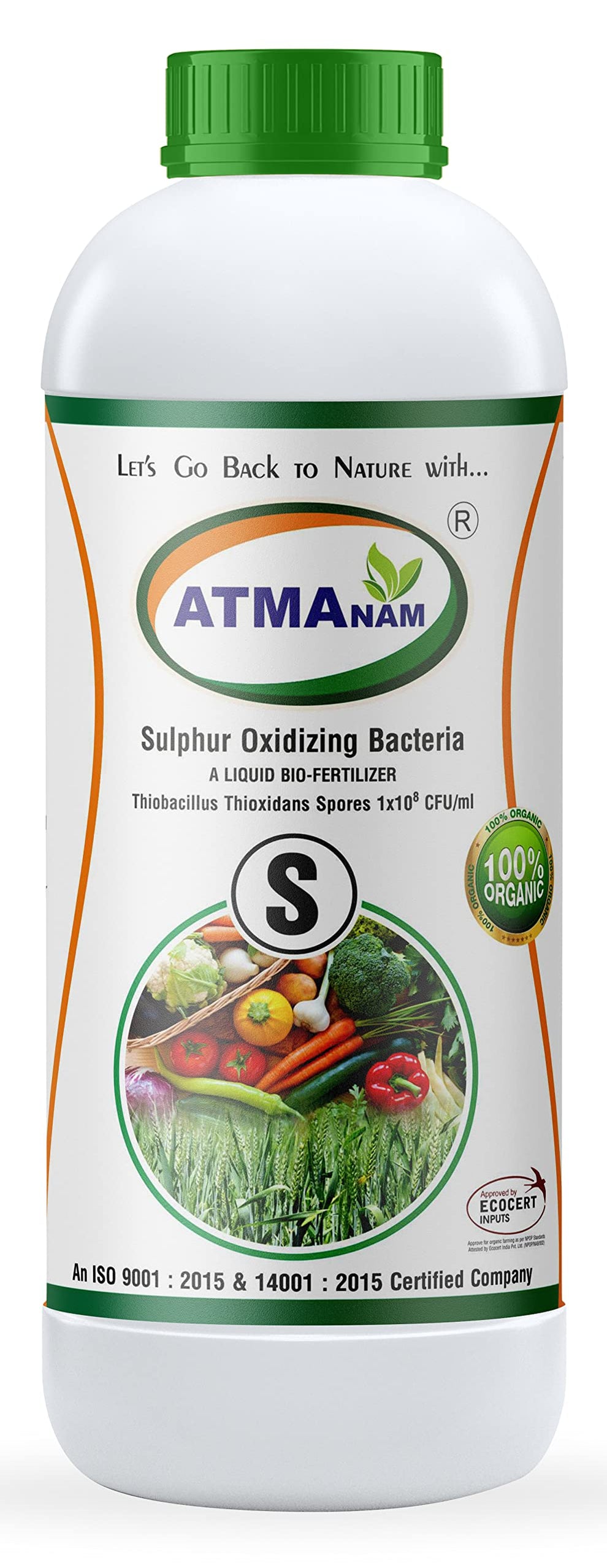 Atmanam Sulphur oxidizing Bacteria A Liquid organic and Bio Fertilizer ...